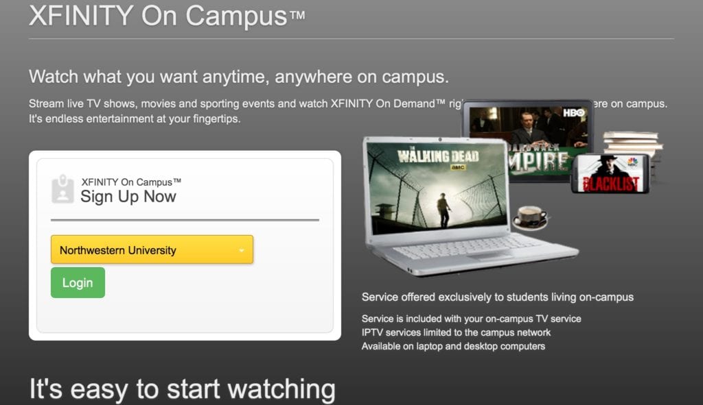 "Xfinity on Campus" Launches at Northwestern University | Comcast ...