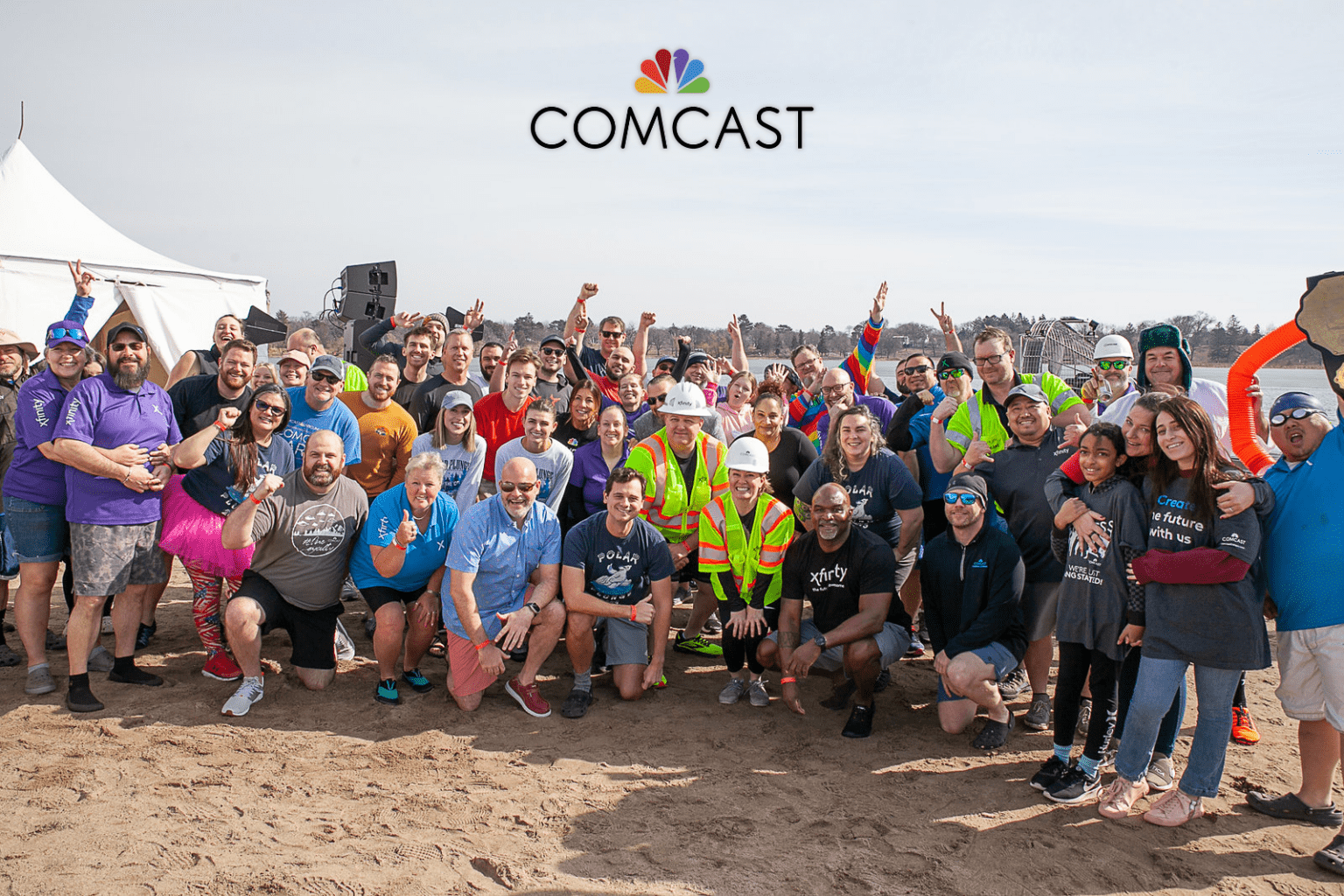 Comcast Employees Dive in to Raise Over $16,000 for Special Olympics ...