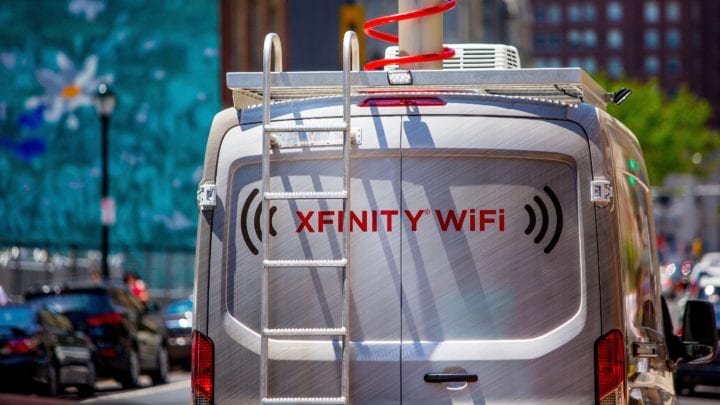 Xfinity “WiFi on Wheels” Van Providing Free Internet in Panama City ...